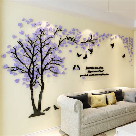 Autocollant Mural Arbre De Vie 3d Larbre Magique