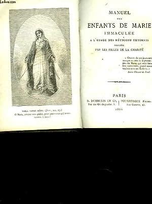 Manuel des enfants de Marie immaculée à l usage des réunions externes