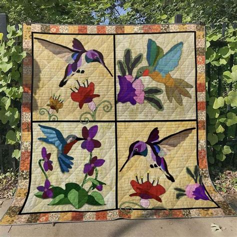 Order Add Splendor With Hummingbird Quilt Blanket From Brightroomy Now