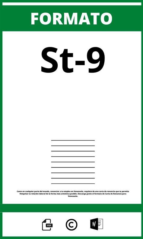 Formato St 9 Para Imprimir 2026