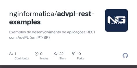 Github Nginformaticaadvpl Rest Examples Exemplos De Desenvolvimento De Aplicações Rest Com