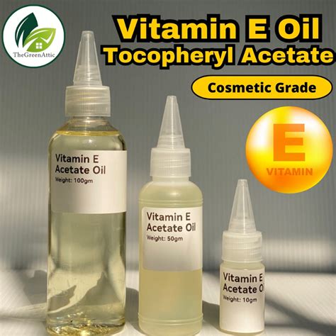 Thegreenattic Pure Vitamin E Acetate Oil Germany Natural Tocopheryl Acetate Vitamin E Oil