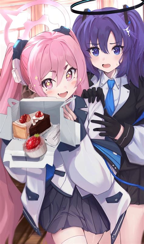 Yuuka And Koyuki Blue Archive Drawn By Baba Kirika Danbooru