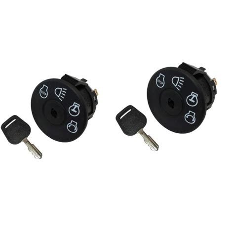 2 Pack Ignition Starter Key Switch Fits John Deere L100 L105 L107 L108