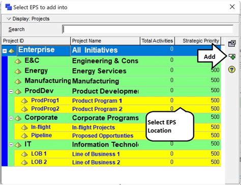 how to create a new project in primavera p6 using project wizard