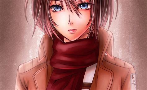 Hd Wallpaper Mikasa Ackerman Kawaii Artistic Anime Beauty
