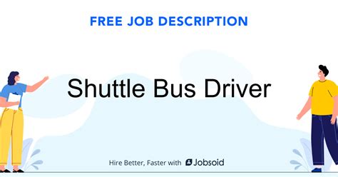 Shuttle Bus Driver Job Description Jobsoid
