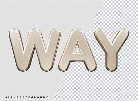 Way Text Effect Vector Illustration Graphic By Rabeya · Creative Fabrica