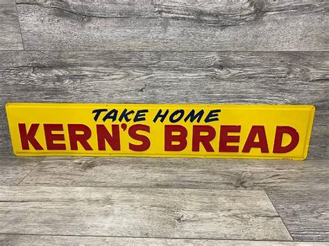 N O S Kerns Bread Advertising Sign