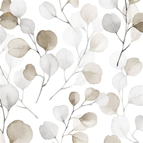 Galerie Wallcoverings Flora Collection Eucalyptus Trailing Leaf