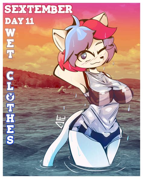 Sextember Day 11 Wet Clothes By Thedamneddarklyfox On Deviantart