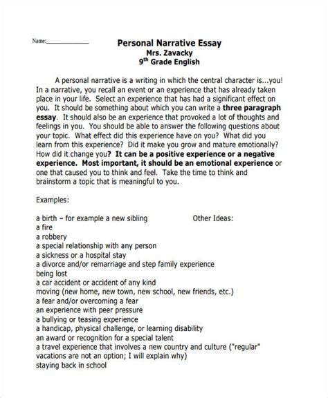 Essay Writing Examples 21 In Pdf Examples