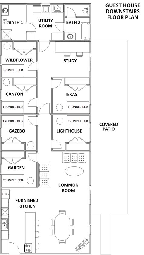 Great House Plans Guest Rooms