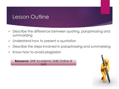 Week Quoting Paraphrasing Summarizing PDF Homework And Study Education