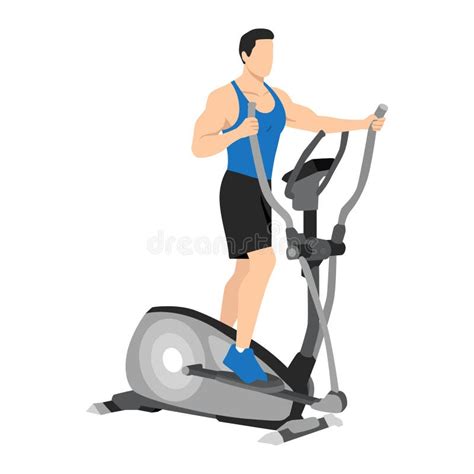 Man Doing Cardio Stock Illustrations 1221 Man Doing Cardio Stock