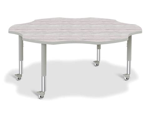 Buy Berries 6 Leaf Activity Table Mobile Driftwood Graygraygray