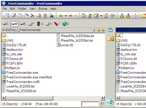 FreeCommander Semi Classic File Manager Rarst Net