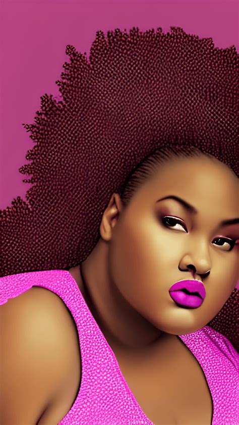 Plus Size Black Women Having A Girls Night Out · Creative Fabrica