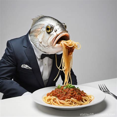 Fish S Formal Meal Stable Diffusion Online