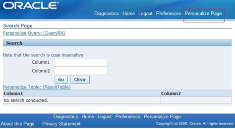 Oracle Apps Technical How To Enable Personalization Link For Oaf Pages