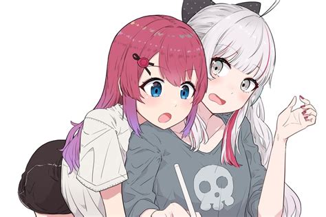 Ishigami Nozomi Kuramochi Meruto And Shishido Akari Nijisanji Drawn