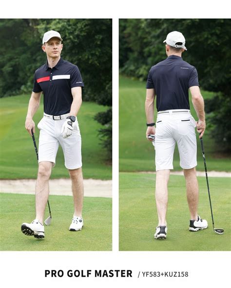 Pgm Yf583 Oem Golf Clothing Men Golf Polo Shirt Polyester Spandex Golf