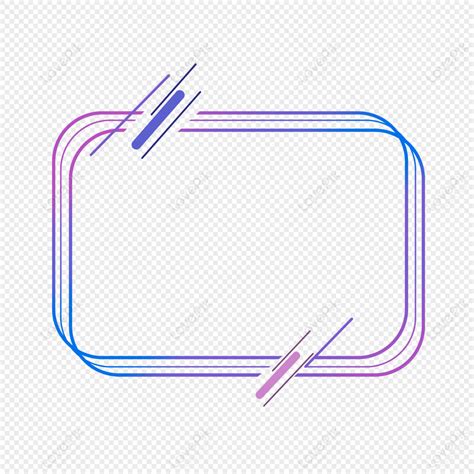 선 기하학 그라데이션 기술 경계 Png 일러스트 무료 다운로드 Lovepik