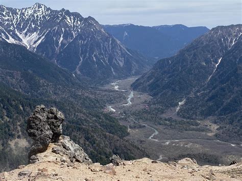遠征登山で残雪の焼岳（北峰）へ⛰一度起きだけど😆 ホワちゃんさんの乗鞍岳の活動データ Yamap ヤマップ
