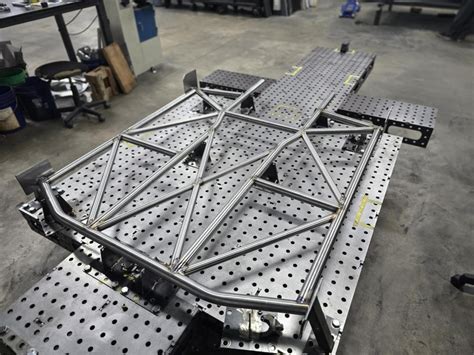 05 14 S197 Mustang Welded Chassis Moore Race Chassis