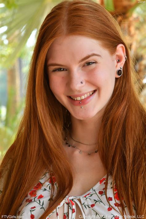 Ftvgirls Tall Leggy Redhead Jane Is An Absolute Stunner