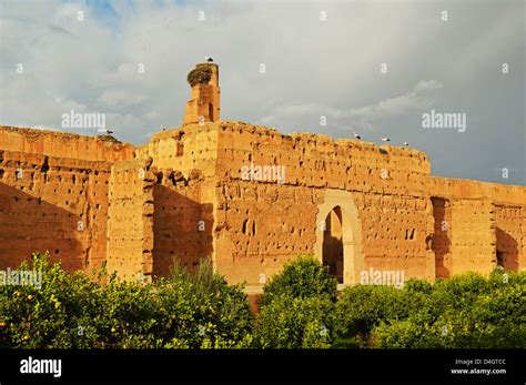 Palais Badi El Badi Palace Medina Marrakesh Morocco North Africa