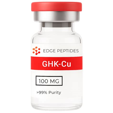 Ghk Cu Copper Peptide 100mg 10 Vial Box 1000mg Total 1950 Edge Peptides