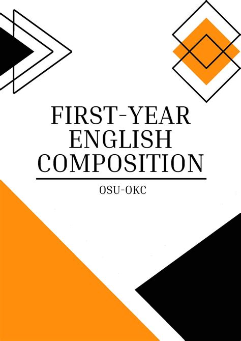 Why First Year Composition First Year English Composition