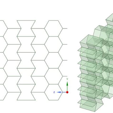 Honeycomb And Re Entrant Auxetic Structures And Geometries Adapted Download Scientific