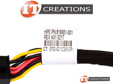 819001-001 HP Hard Drive Backplane Power Cable For HPE Proliant Dl20 G9 ...