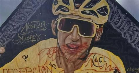 Mural De Egan Bernal Sufrió Las Consecuencias De Su Postura Frente A Las Recientes Elecciones