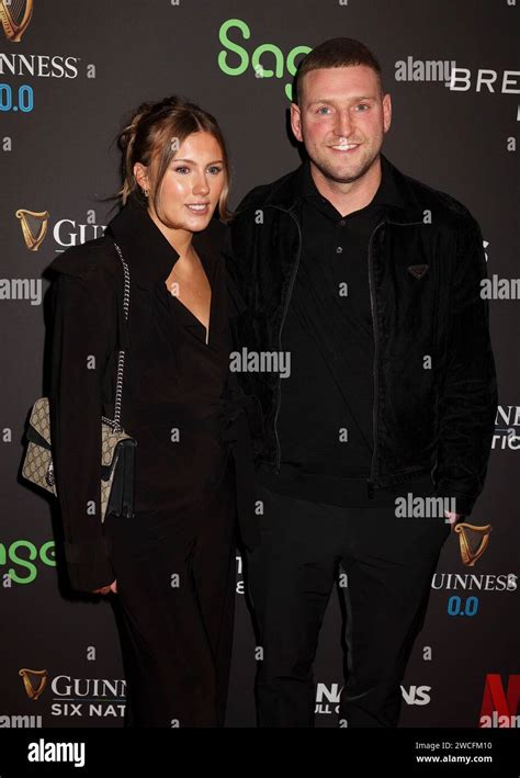 London Uk 15th Jan 2024 Emma Canning And Finn Russell Attend The