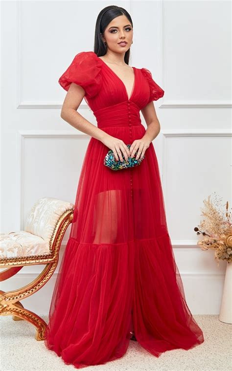 Vestido De Festa Vermelho Fotos Modelos E Tendências 2023 Madrinhas