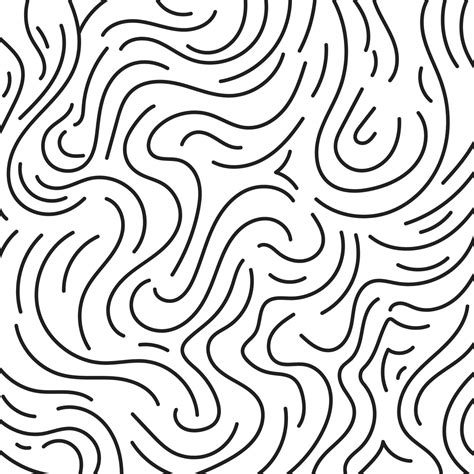 Hand Drawn Abstract Wave Lines Seamless Pattern Backgroundt 23162215 Vector Art At Vecteezy