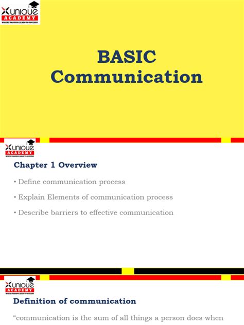 Basic Communication Skills Pdf Communication Nonverbal Communication