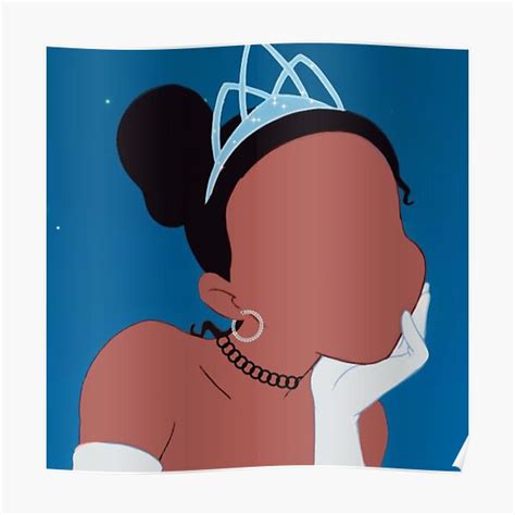 Disney Princess Tiana Edit Poster For Sale By Cherry Prunelle Redbubble