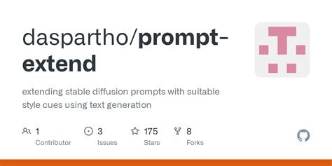 GitHub Daspartho Prompt Extend Extending Stable Diffusion Prompts