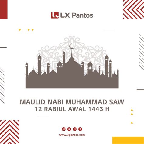 Lx Pantos Indonesia On Linkedin Happy Eid Mawlid Al Nabi With Peace