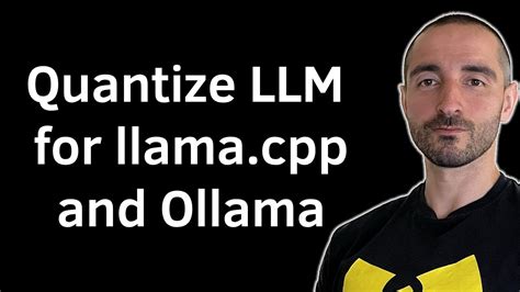 Quantize Your Llm And Convert To Gguf For Llamacppollama Get Faster