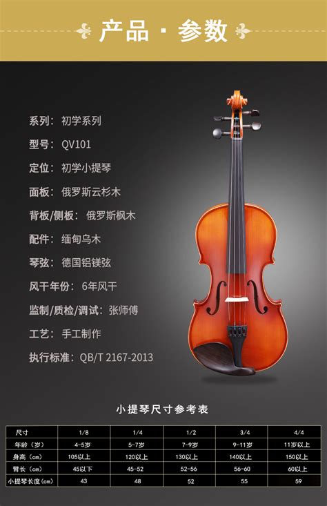 QV101初学入门小提琴