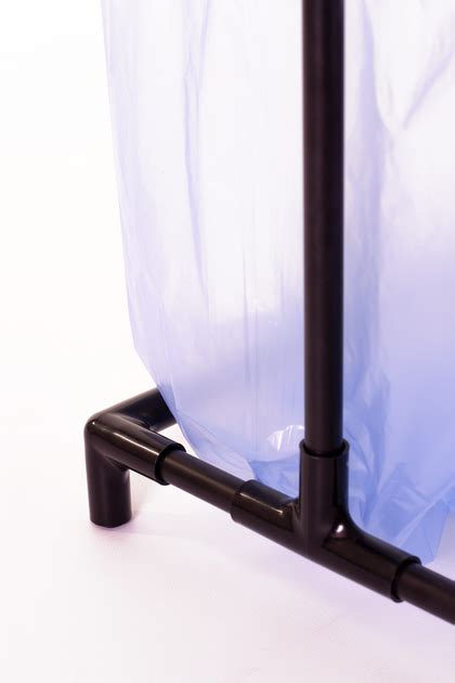 Портативний тримач сміттєвих пакетів Treho Mini 60 стійка для сміттєвих мішків відкритий