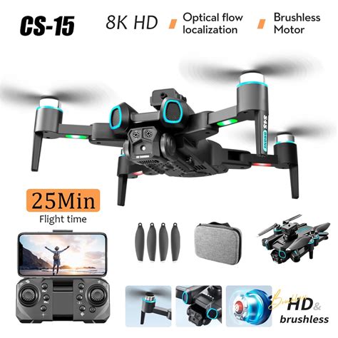【8k Hdgps Obs】drone Cs15 With Camera 8k Hd High Brushless Aircraft