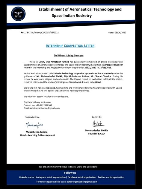 rathod amaratsingh on linkedin completed 3 months internship with