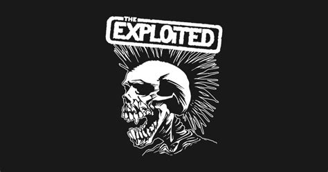 The Exploited Skulll Classic The Exploited Skull T Shirt Teepublic