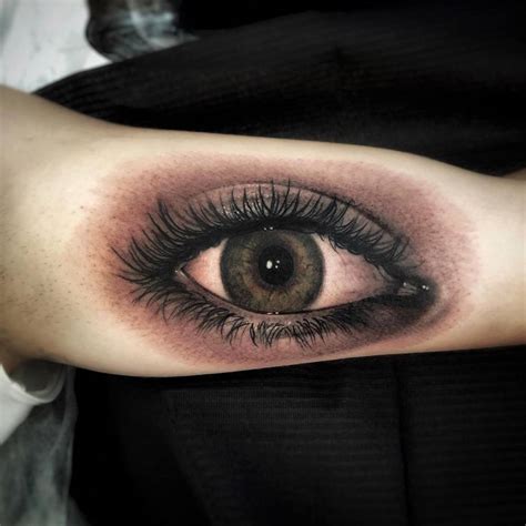 Realistic Eye Tattoo On Arm Perfect Blend Of Art And Expression